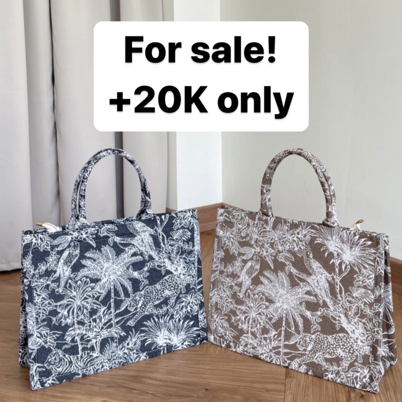 Jual Bronze behavior Palm Spring tote Bag totebag tas grey abu choco ...