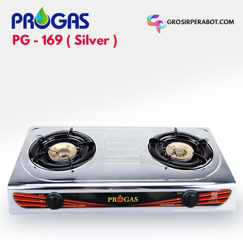 Jual PGJ - PROGAS Kompor Gas Kaleng 2 Tungku Murah PG-269 Premium ...