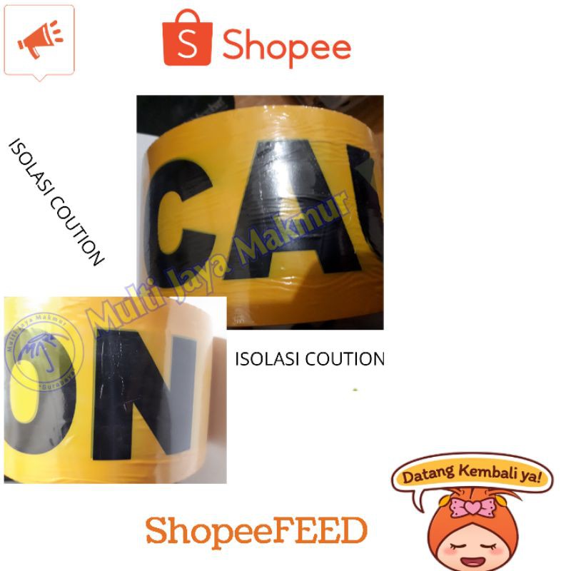 Jual GARIS POLISI/ POLICELINE/ ISOLASI POLICE LINE BARCODE COUTION ...