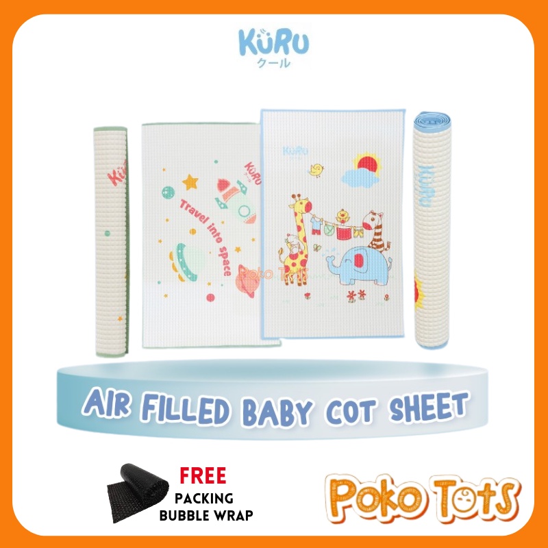 Jual Kuru Baby Organic Healthy Cot Sheet Perlak Organik Alas Ompol Bayi ...
