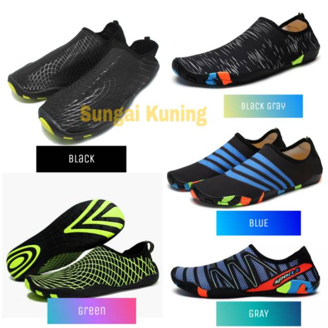 Jual Sepatu Pantai sepatu senam gym yoga / sepatu anti karang sepatu ...