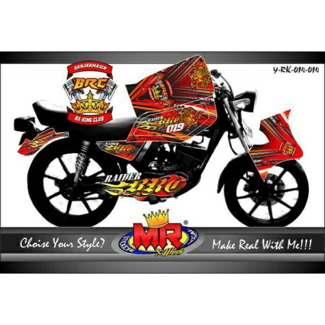 Jual Decal Premium RX King Stiker Sticker fullbody desain suka-suka 03 ...