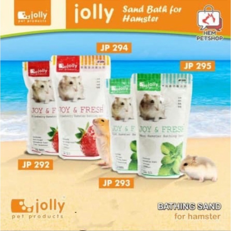 Jual Pasir Mandi Hamster Jolly 500 gr | Shopee Indonesia