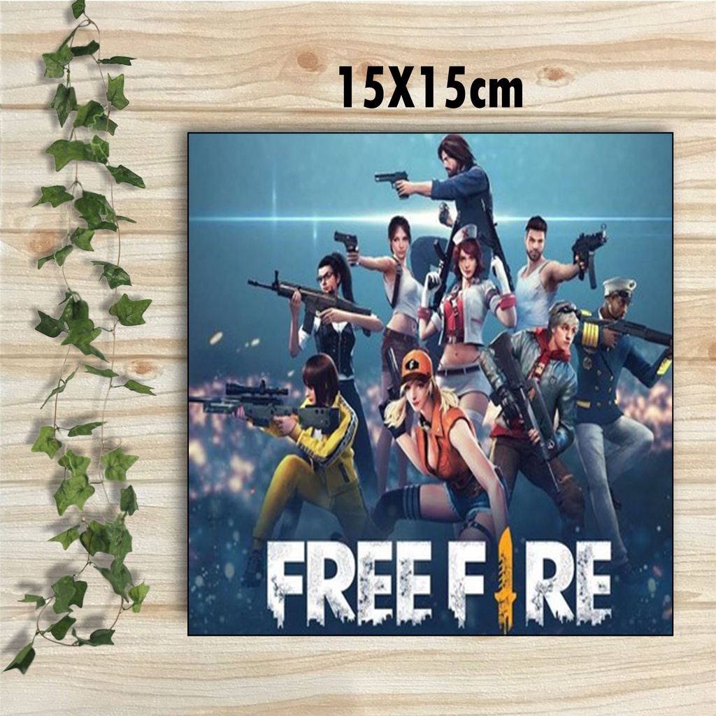 Jual HIASAN DINDING TEMA FREE FIRE / POSTER GAME ML AOV PUBG ML ...