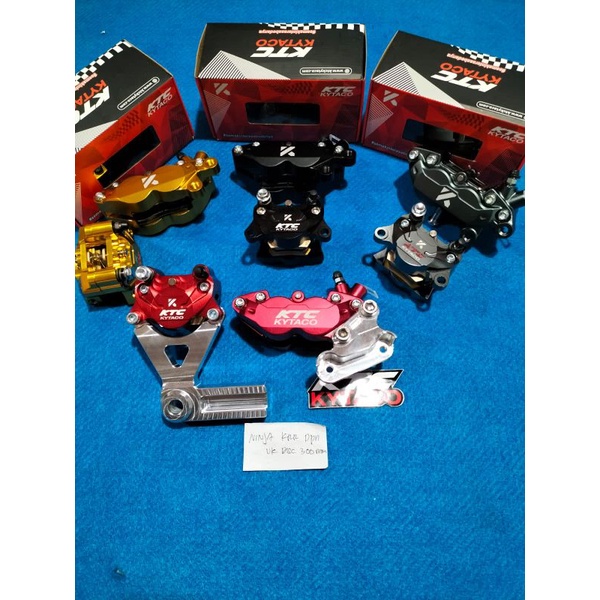 Jual kaliper ktc kytaco set depan belakang plus breket cnc tebal 4p besar tipe BRE dan 2p besar ...