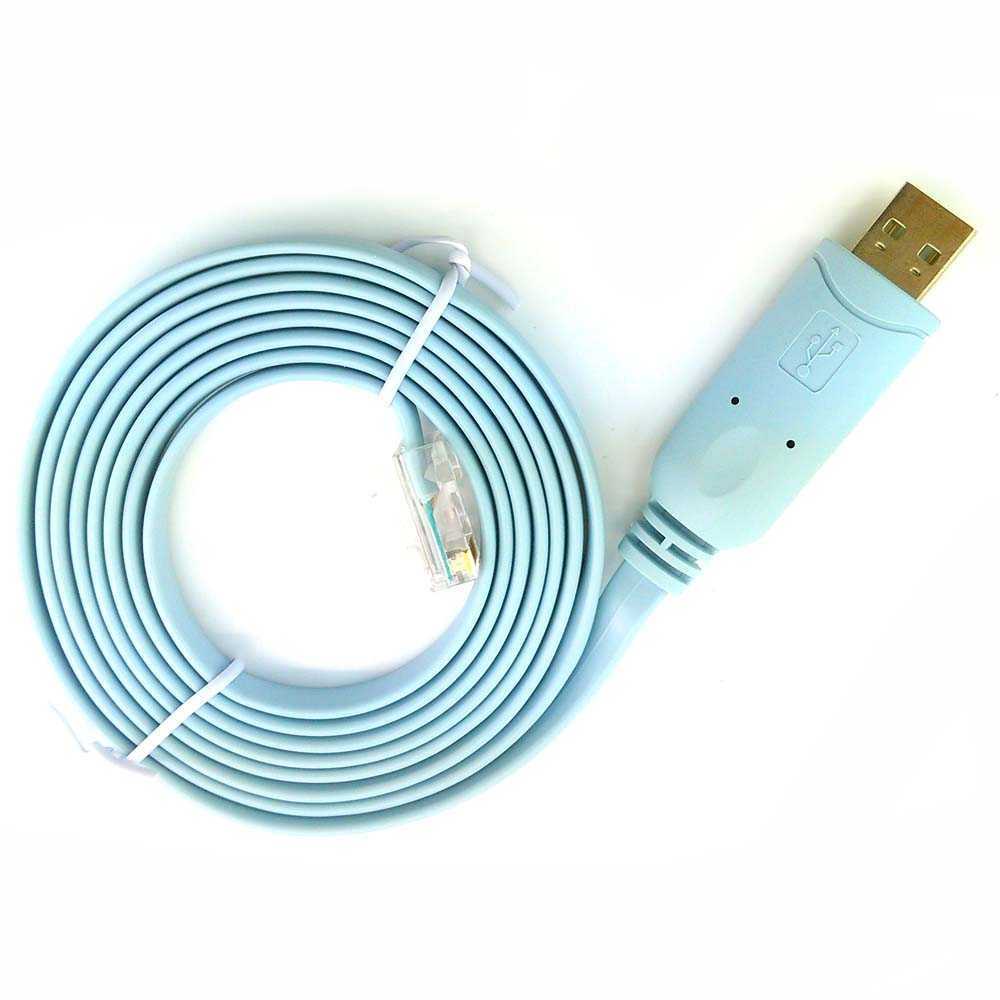 Jual Prolific Console Cable USB RS232 to RJ45 Cisco Huawei Router ...