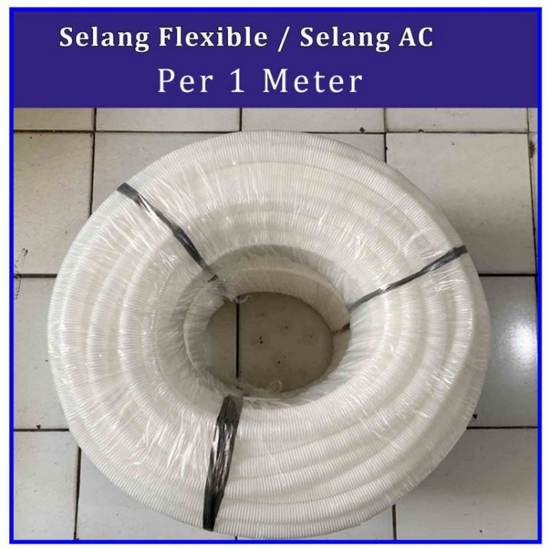Jual Selang Flexible/Selang Pembuangan AC 20mm HARGA PER METER | Shopee ...