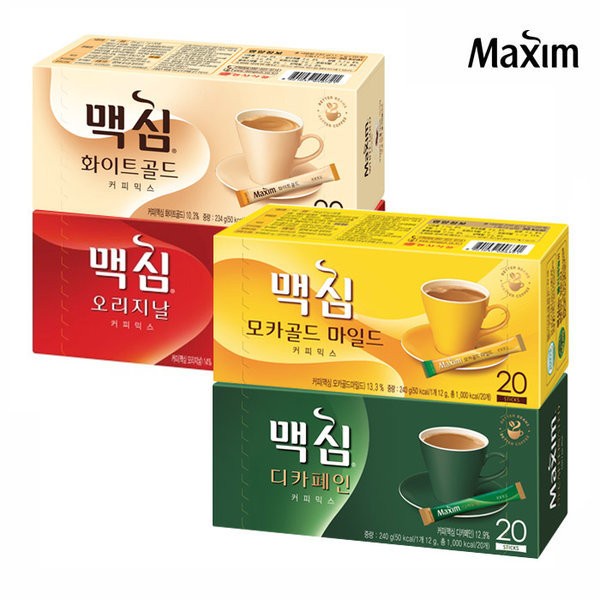 Jual Maxim Coffee Mix / Kopi Mix Asli Korea 100% (20 Sachet) | Shopee ...