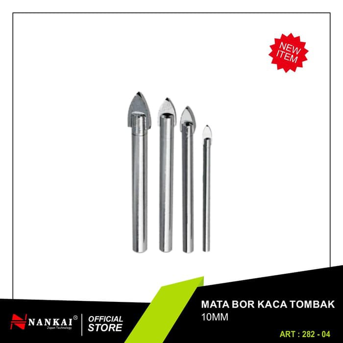 Jual Mata Bor Kaca Tombak Nankai 10mm | Shopee Indonesia