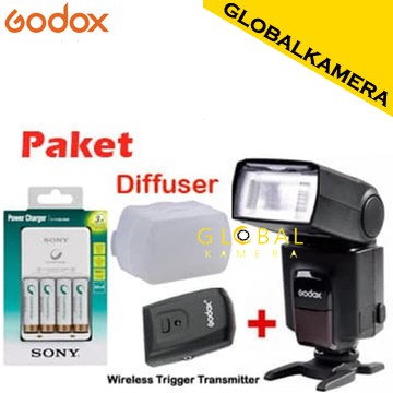 Jual PAKET Godox TT520 II (Universal Speedlite Flash) | Shopee Indonesia
