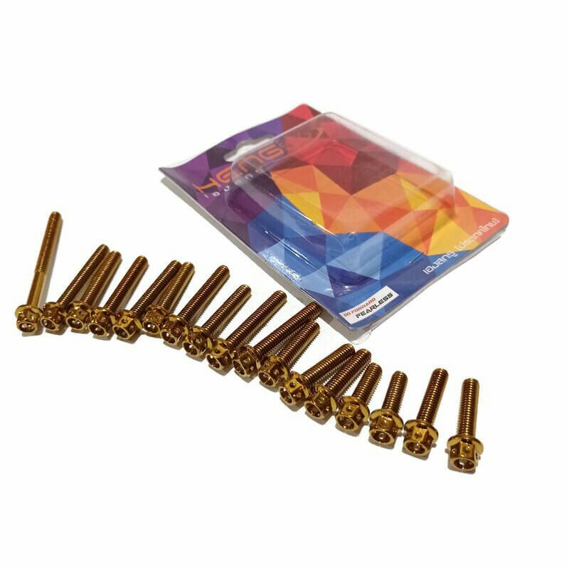 Jual Baut baud bak mesin rx king probold gold kanan kiri | Shopee Indonesia
