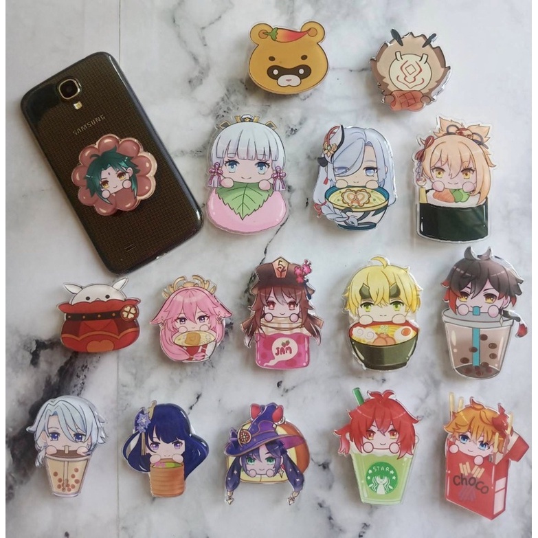 Jual pop socket griptok anime genshin impact | Shopee Indonesia