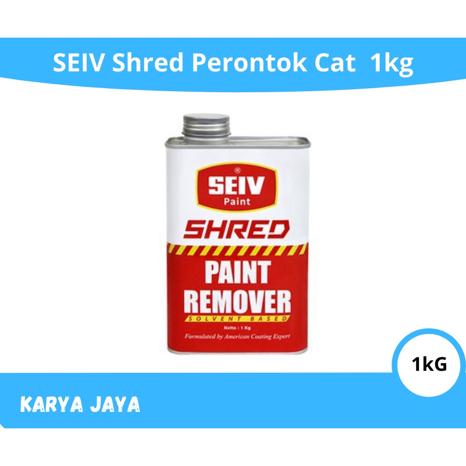 Jual SEIV Shred (Paint Remover) Perontok Cat kemasan 1kg | Shopee Indonesia