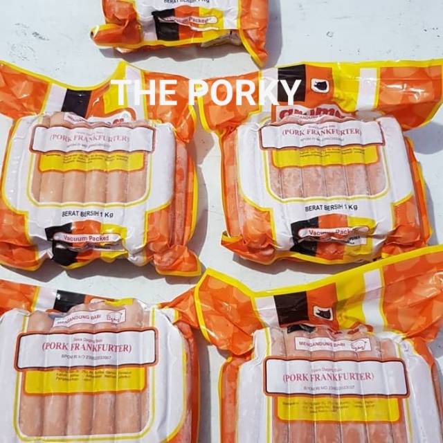 Jual PORK FRANKFURTER SOSIS AROMA BALI @ 1KG | Shopee Indonesia