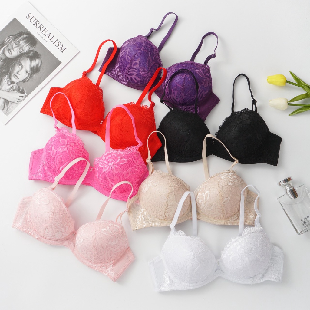 Jual Bh 719 Xs3 Push Up Bra Sexy Lace Berkawat Dan Busa Tebal Level 4