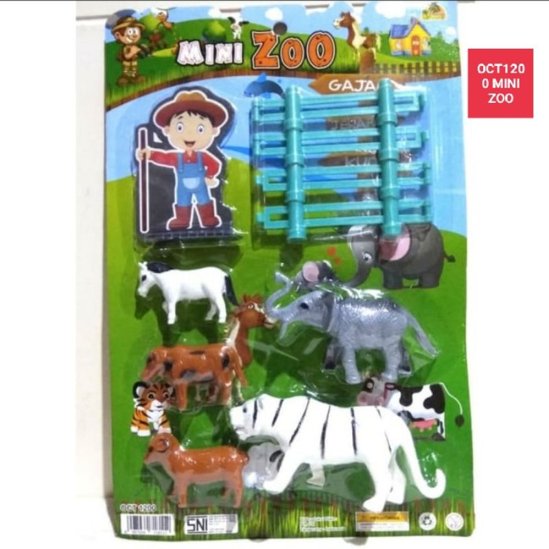 Jual ENYES SHOP TERNAKKU MINI ZOO HEWAN ANIMAL EDUKASI MAINAN TOYS ANAK ...