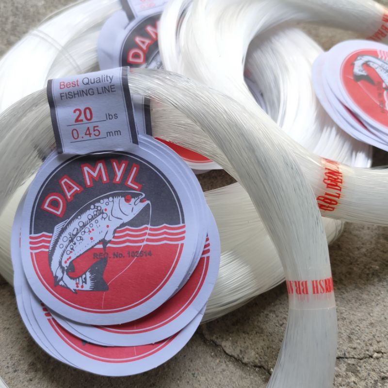 Jual Senar Pancing Damyl Warna Putih 10lbs - 60lbs 30m Connecting ...