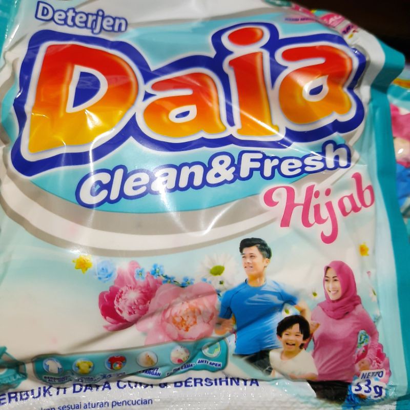 Jual AHZA DAIA SABUN DETERJEN BUBUK 1 RENCENG ISI 6 | Shopee Indonesia