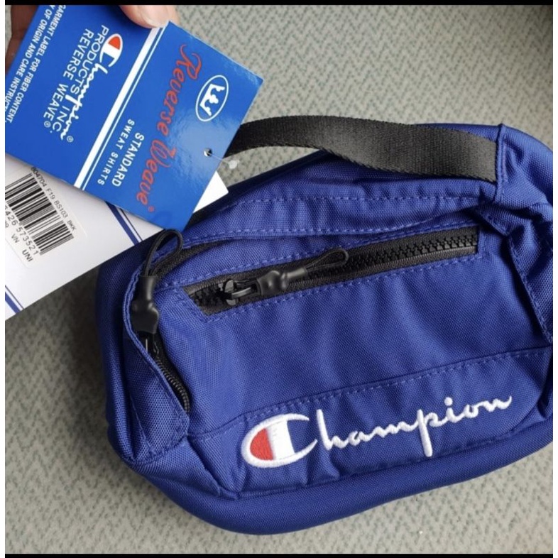 Jual ORIGINAL CHAMPION WAIST BUM BAG BLACK TAS PINGGANG SELEMPANG ...