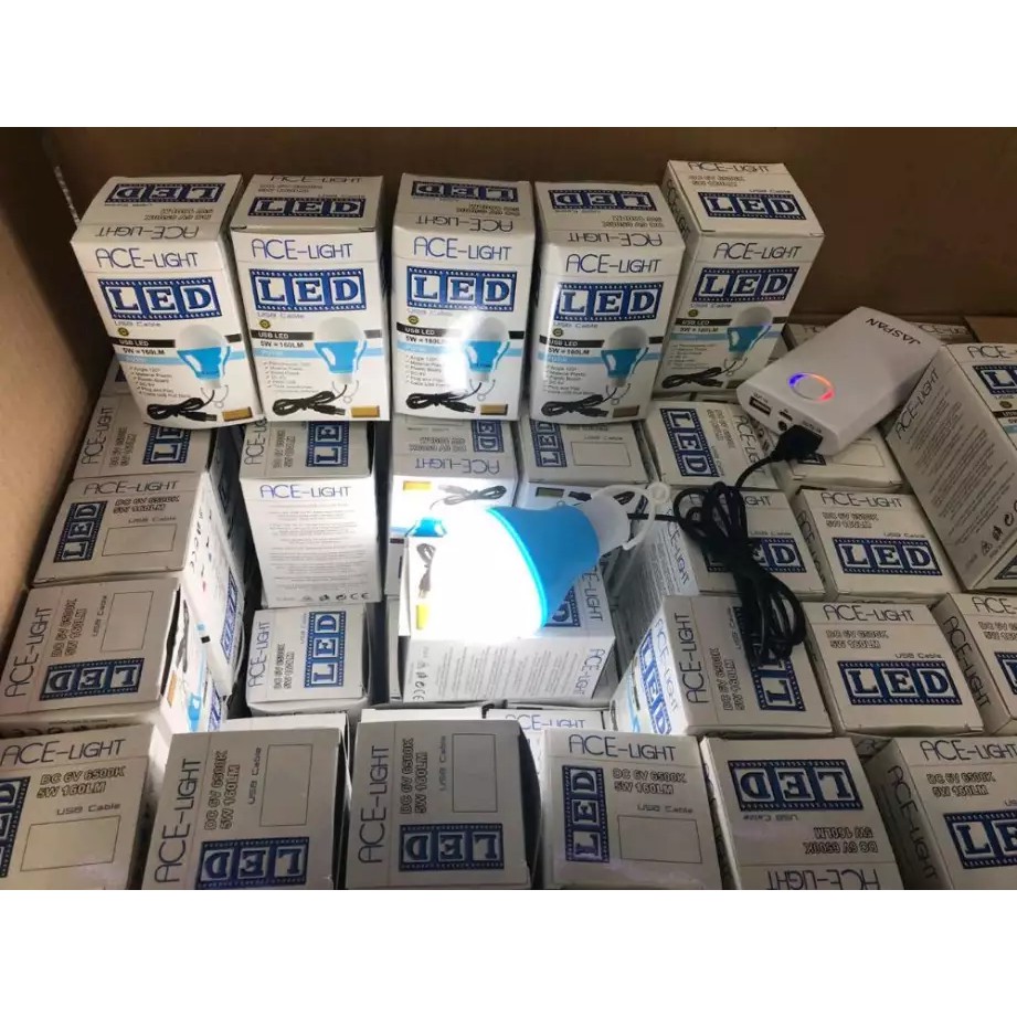 Jual Lampu Emergency USB ACE Light 5 Watt | Shopee Indonesia