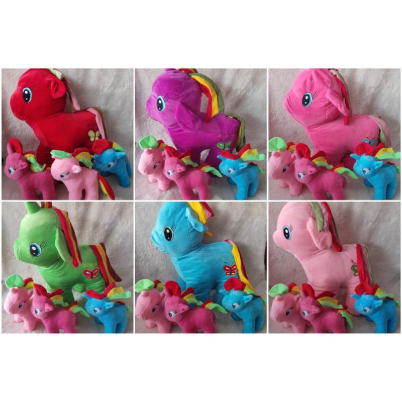 Jual Boneka Kuda Pony Little Pony Beranak Jumbo | Shopee Indonesia