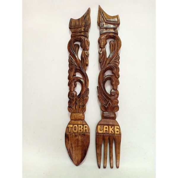 Jual Hiasan dinding Sendok Garpu Khas DANAU TOBA 1 set | Shopee Indonesia
