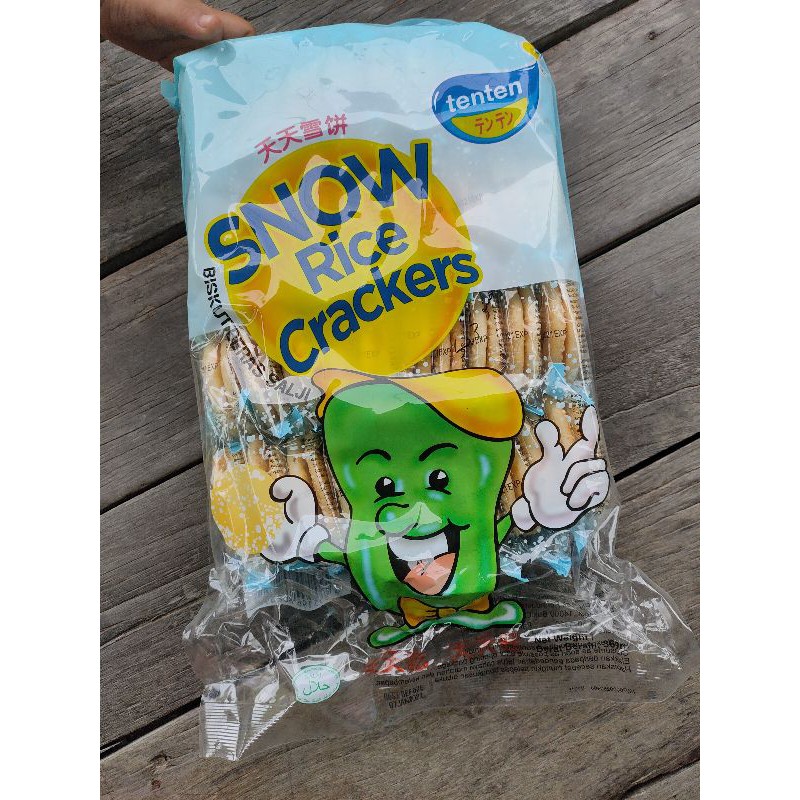 Jual Tenten Snow Rice Cracker Biskuit Beras Salju | Shopee Indonesia