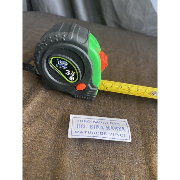 Jual METERAN 3M ROLL LAPIS KARET / METERAN TUKANG 3M 5M 7.5 METER MEREK ...