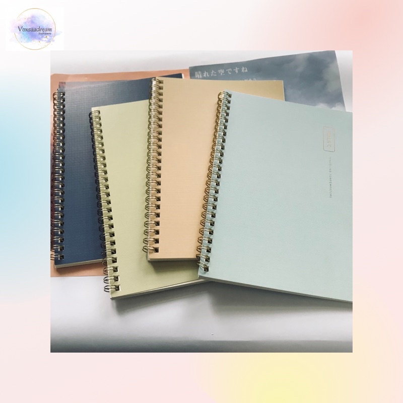 Jual Notebook Spiral Buku Tulis A5 Cover Polos Berwarna | Shopee Indonesia