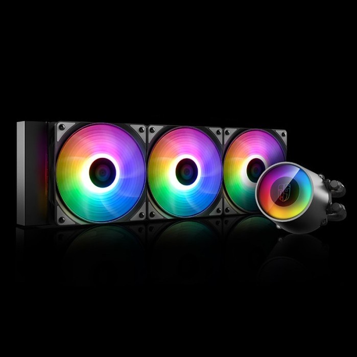 Jual DEEPCOOL LIQUID COOLING CASTLE 360 RGB V2 ANTI - LEAK | Shopee ...