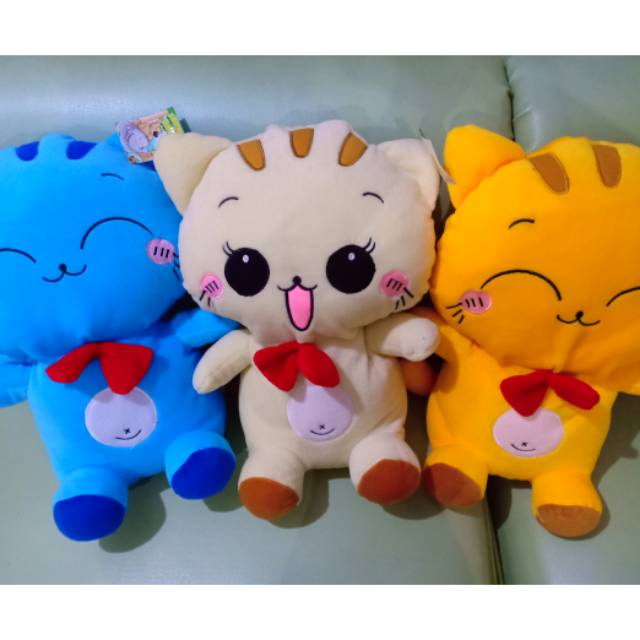 Jual Boneka Kucing Kawai L 3 warna | Shopee Indonesia