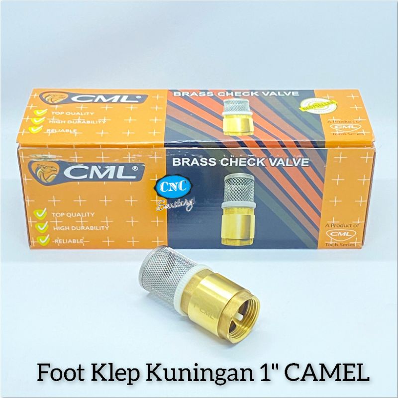 Jual foot klep kuningan, foot valve, foot klep camel, foot klep 1in ...