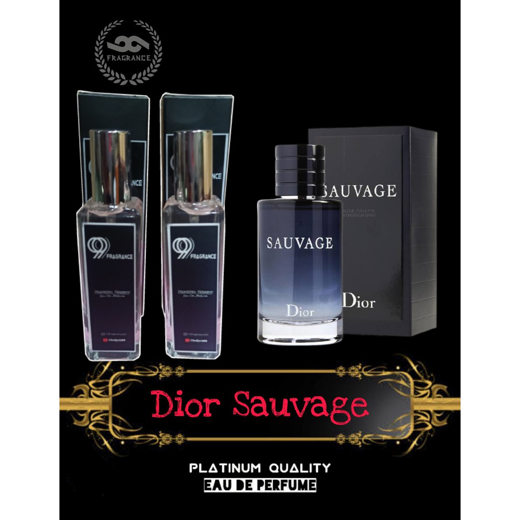 Jual Dior Sauvage (REFILL) Platinum Quality by 99fragrance | Shopee ...