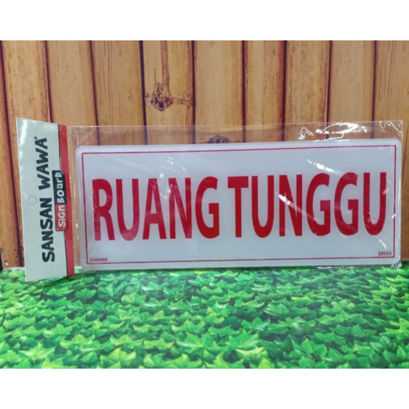 Jual ACRYLIC SIGN BOARD (RUANG TUNGGU) | Shopee Indonesia