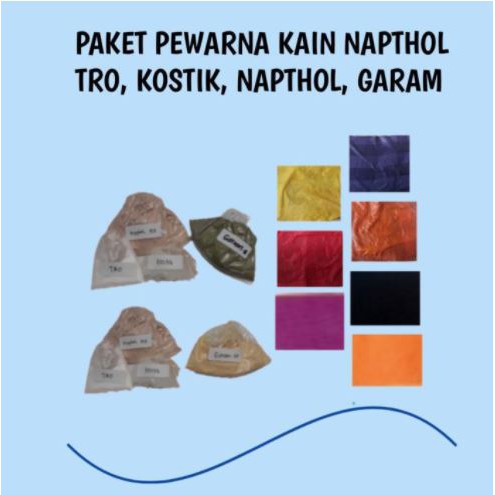Jual Napthol lengkap 50gram per set(naptol, kostik, garam, Tro) free ...