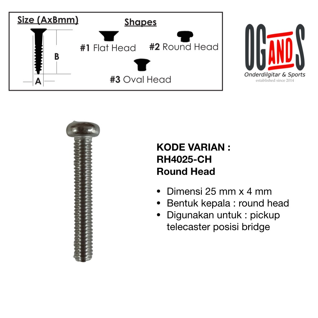 Jual Aneka Skrup Baut Gitar Dan Bass | Shopee Indonesia