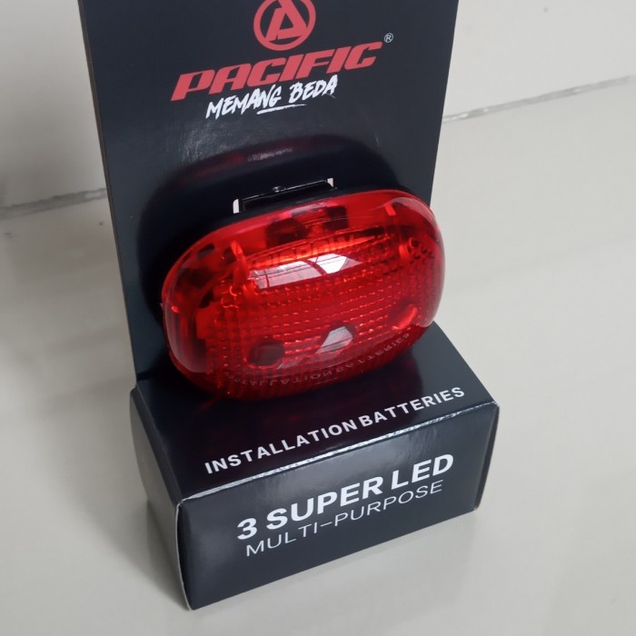 Jual LAMPU SEPEDA PACIFIC LED SAFETY LIGHT | Shopee Indonesia