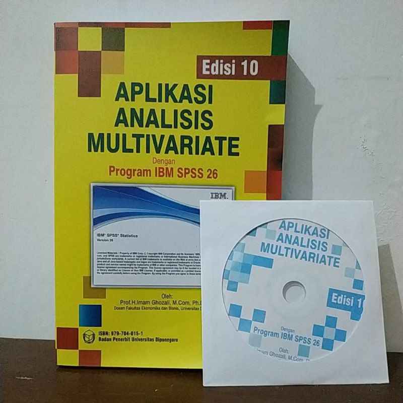 Jual APLIKASI ANALISIS MULTIVARIATE DENGAN PROGRAM IBM SPSS 26 + CD | Shopee Indonesia