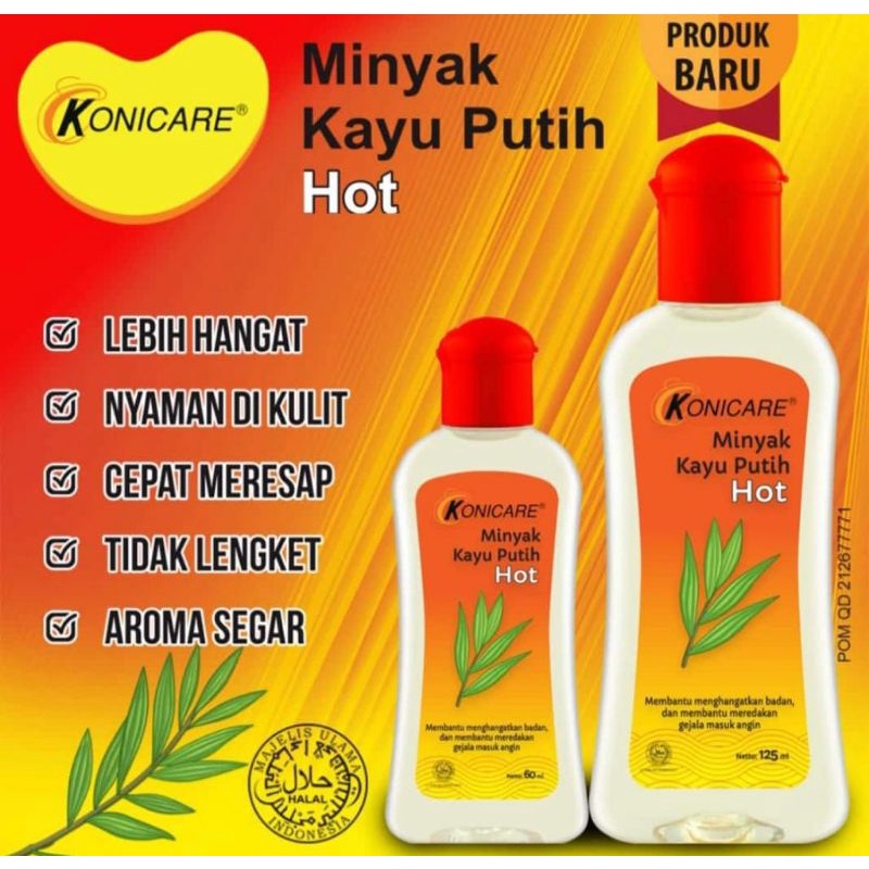 Jual KONICARE MINYAK KAYU PUTIH HOT 60ml | Shopee Indonesia