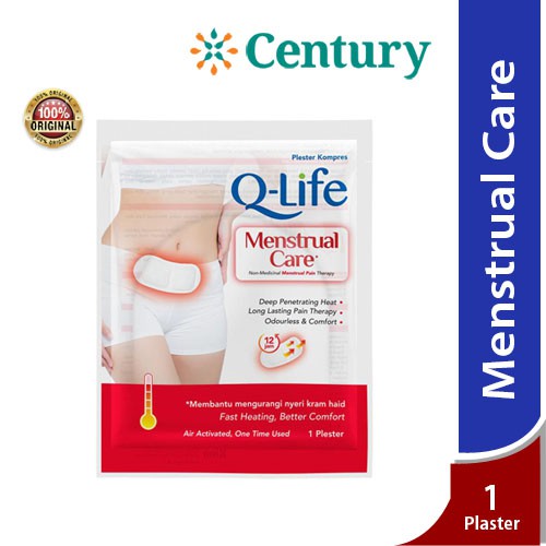 Jual Q-Life Menstrual Care / Plester Nyeri Perut / Plester Nyeri Haid ...