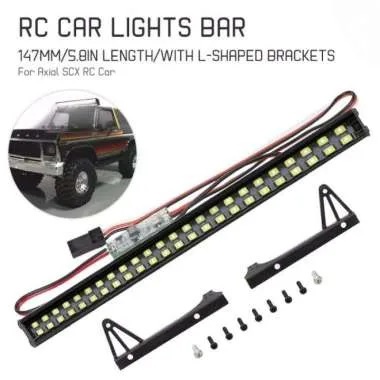 Jual LIGHT BAR 48 LED ROOF LAMP WITH MODULE 1/10 AXIAL SCX10 JEEP ...