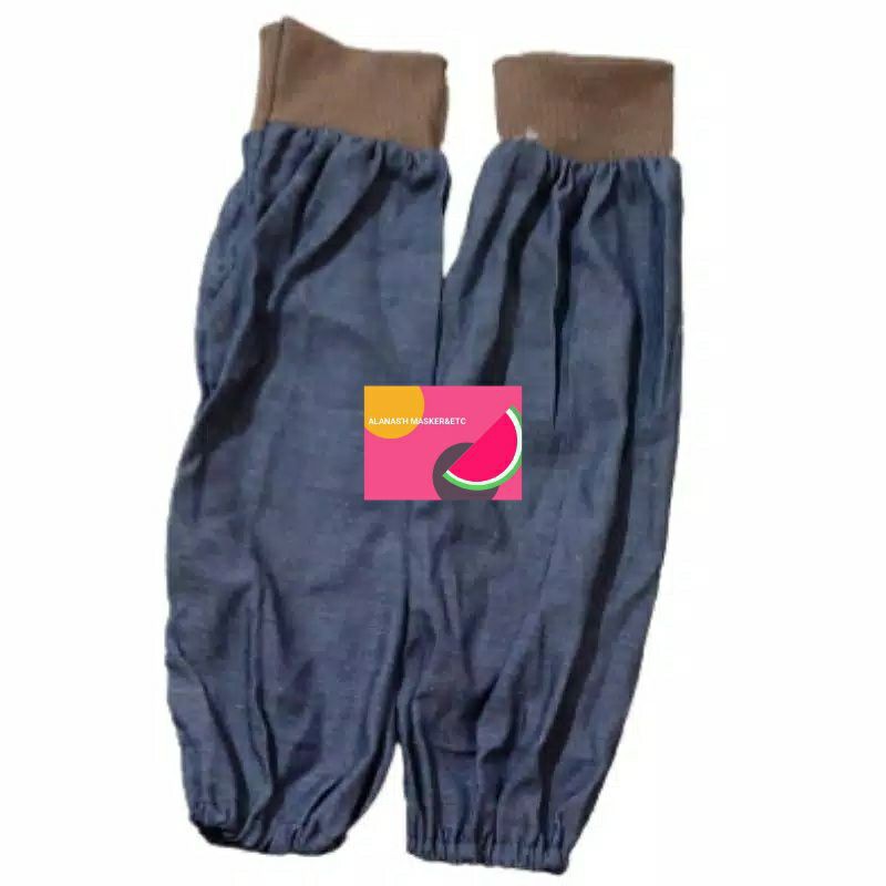 Jual apron tangan bahan jeans tipis lembut tidak kaku | Shopee Indonesia