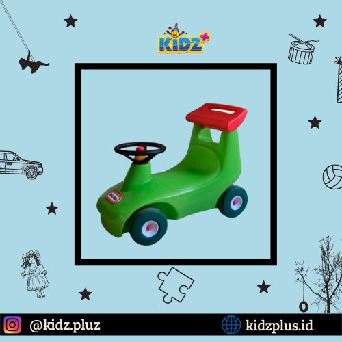 Jual Sewa LITTLE TIKES GREEN PUSH & RIDE RACER RIDE-ON OR WALKER ...