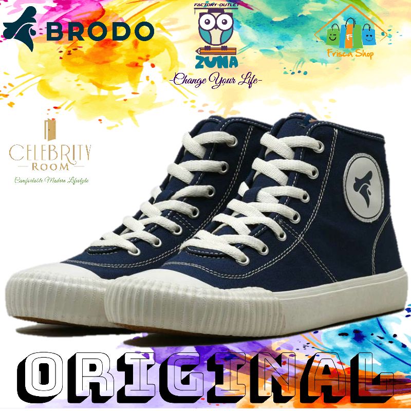 Jual BRODO-VULCAN CLASSIC HI OLIVE/RED/BLACK/OFFWHITE/NAVY 1000% ...