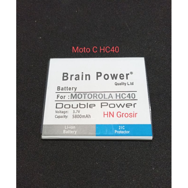 Jual Baterai batre Motorola Moto C HC40 XT1755 Double power | Shopee ...