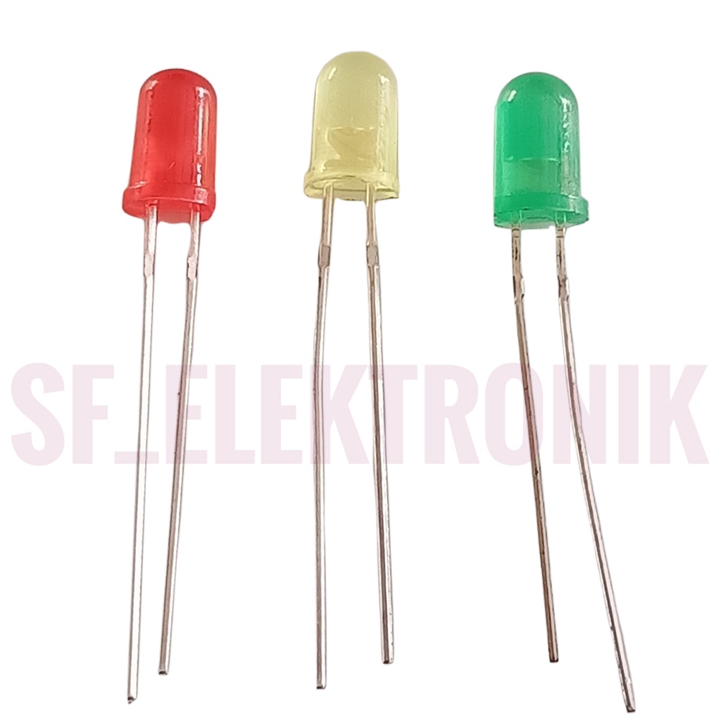 Jual Lampu LED 5Mili LED DIODE Warna | Shopee Indonesia