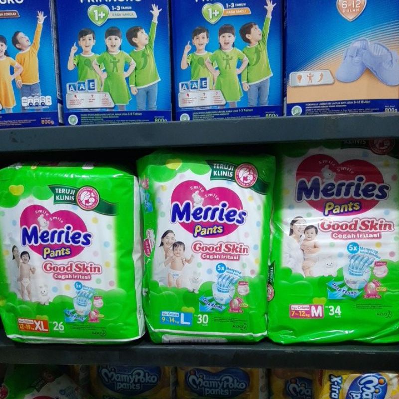 Jual MERRIES PANTS NBS40 M32 L28 XL26 XXL18 | Shopee Indonesia