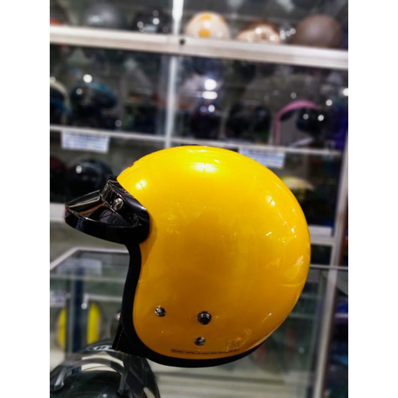 Jual Helm cargloss kuning glossy sni | Shopee Indonesia