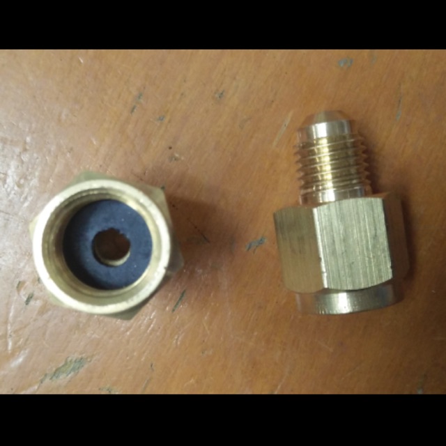 Jual Nepel adaptor freon R134A connector freon | Shopee Indonesia
