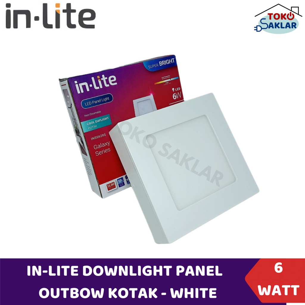 Jual Lampu Inlite Outbow Kotak 6w / Lampu outbow 6 watt | Shopee Indonesia